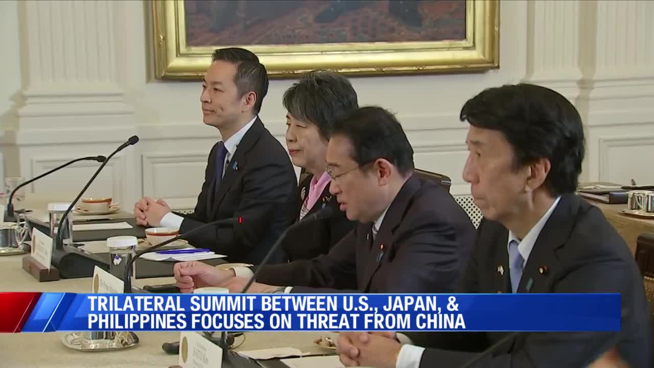Trilateral summit between U.S., Japan, & Philippines focuses on threat ...