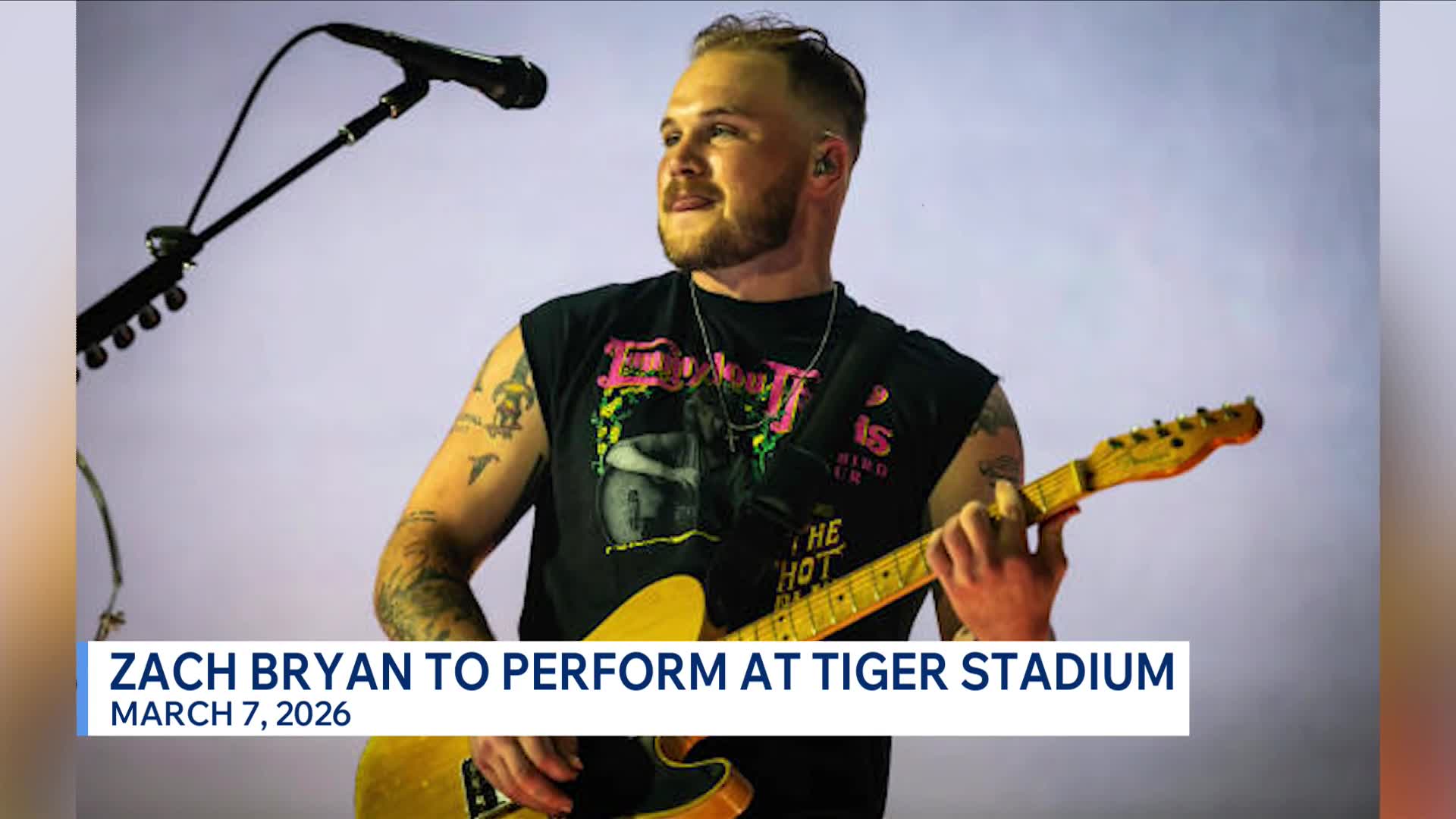 Country singer Zach Bryan to perform at LSU’s Tiger Stadium – KTVE ...