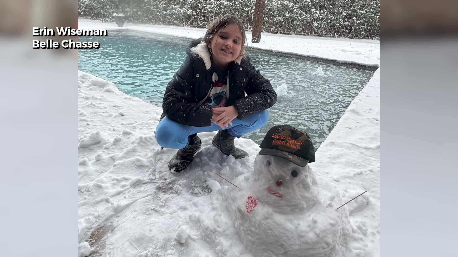 Snowmen take over Southeast Louisiana during 2025 winter storm – WGNO