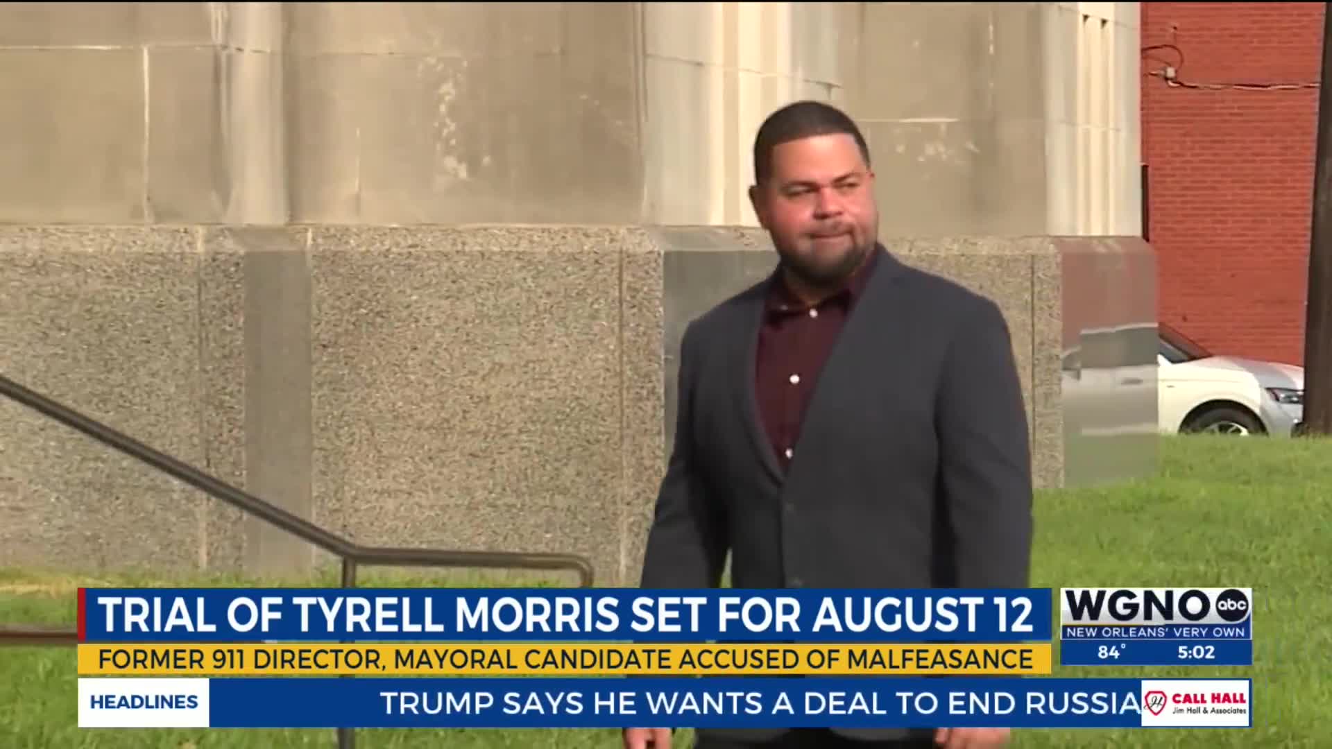 Trial date set for former 911 director Tyrell Morris – WGNO