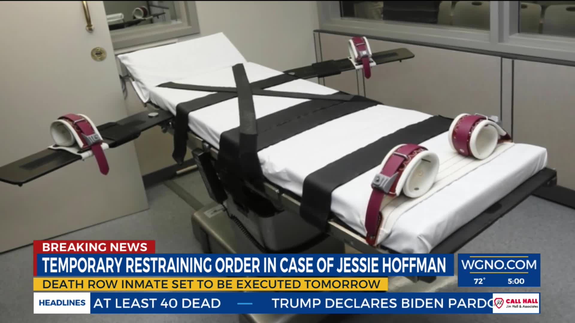 New delay in execution of Louisiana death row inmate Jessie Hoffman – WGNO