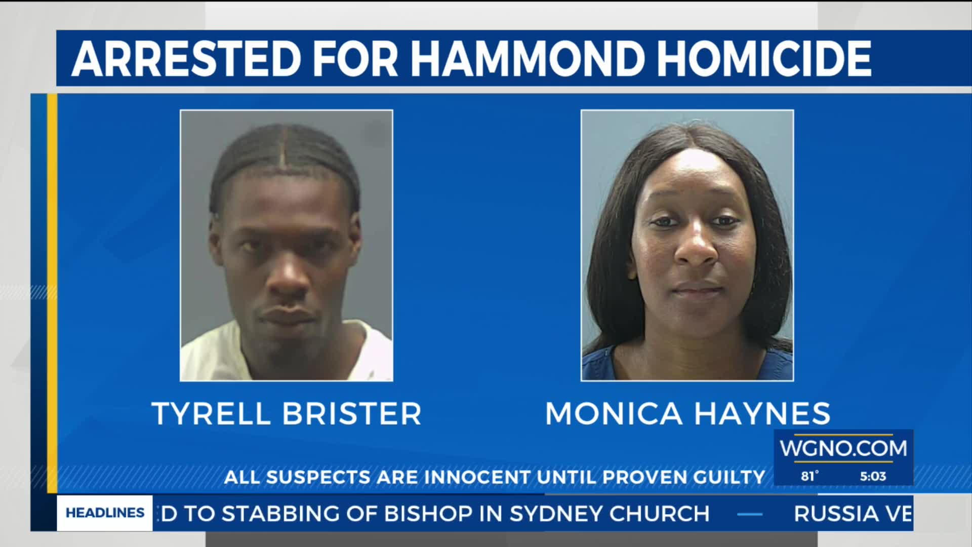 Two arrested after man fatally shot at Hammond apartment complex – WGNO