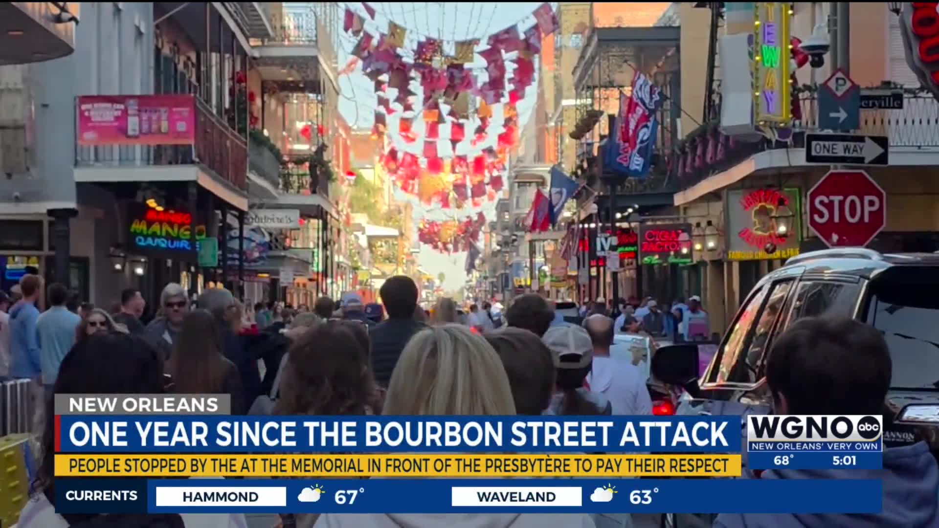 Loved ones, bystanders honor the lives lost one year after the Bourbon ...