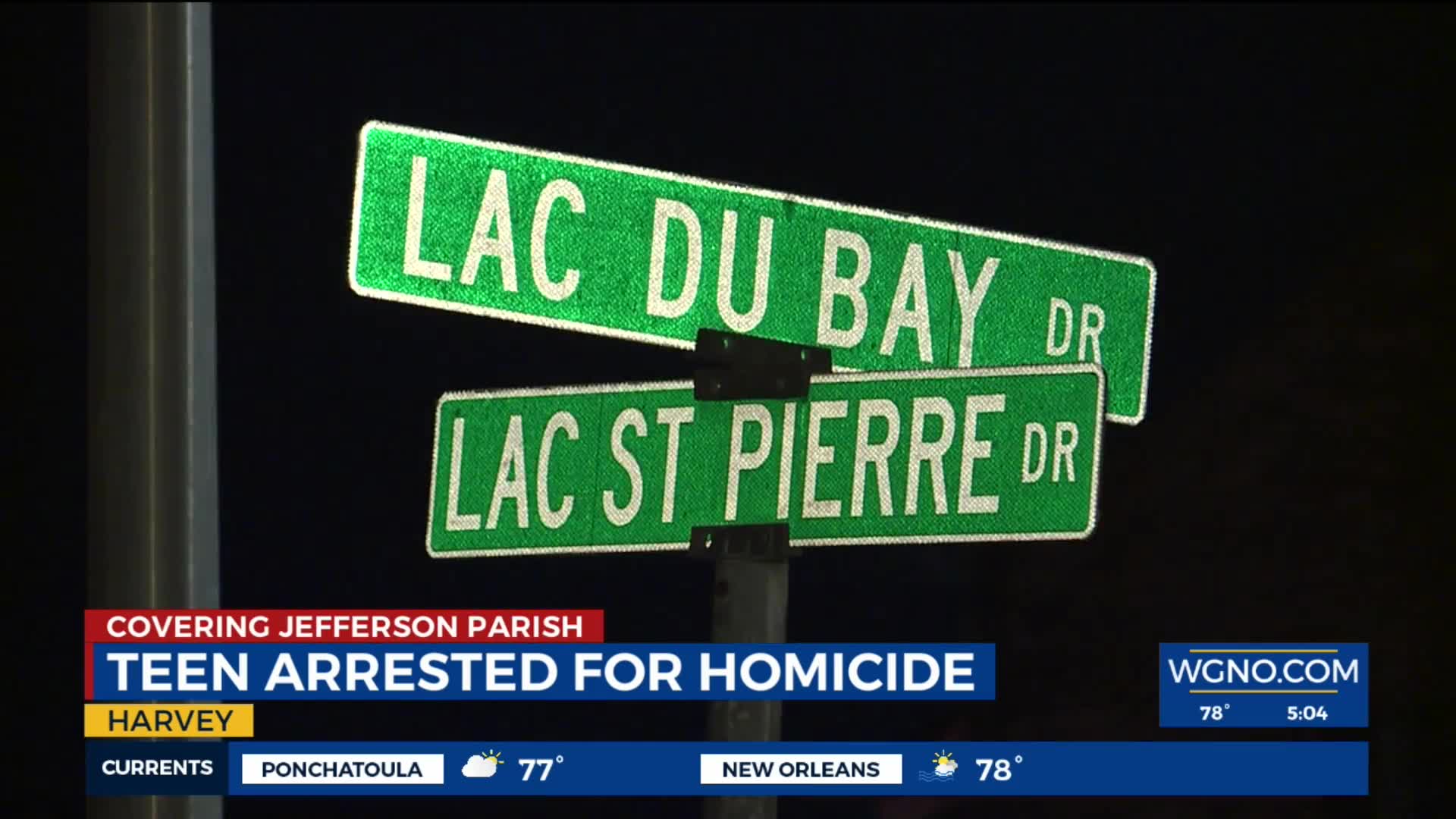 Teen arrested, accused of fatally shooting man in Harvey last week – WGNO