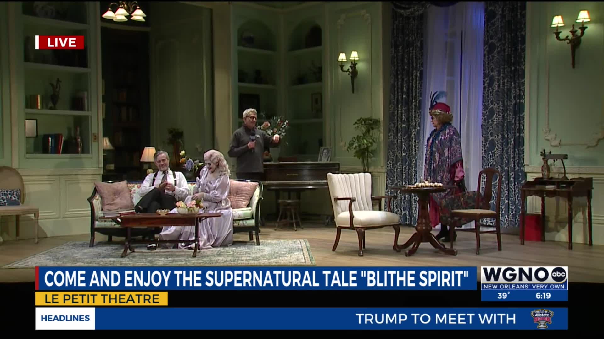 Getting a reading from a French Quarter medium – WGNO