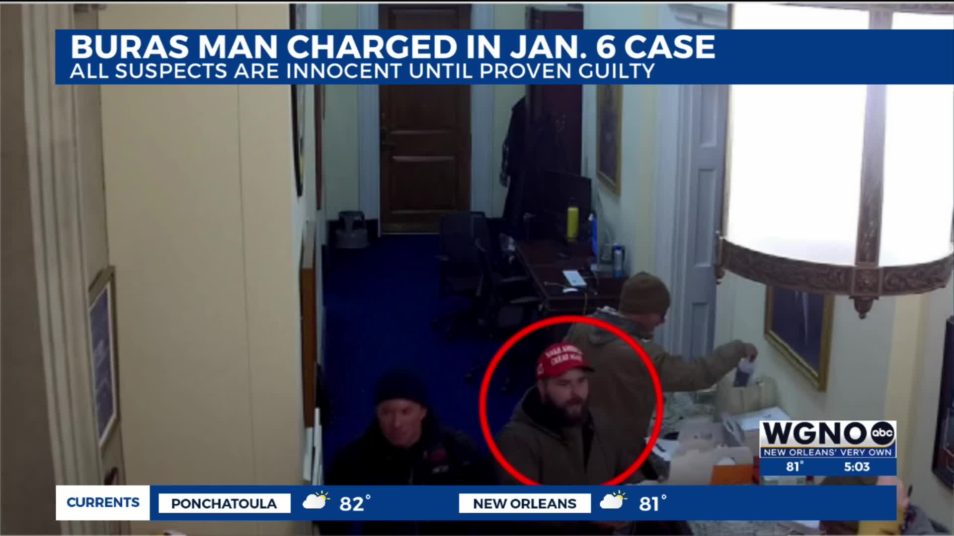 Buras Man Arrested In Connection With Jan 6 U S Capitol Breach Wgno