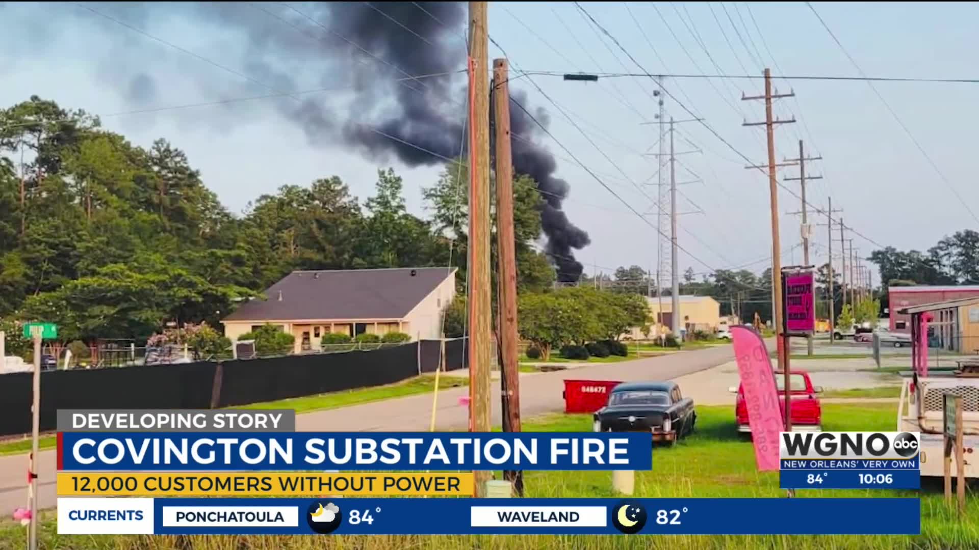 Thousands without power in Covington following fire at Cleco substation ...