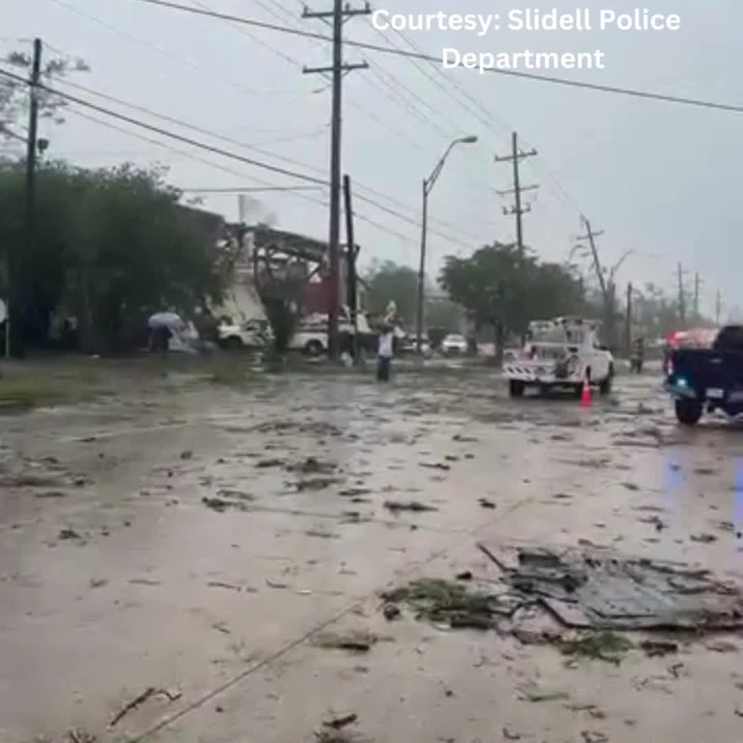 Tornado damage in Slidell Wednesday – WANE 15