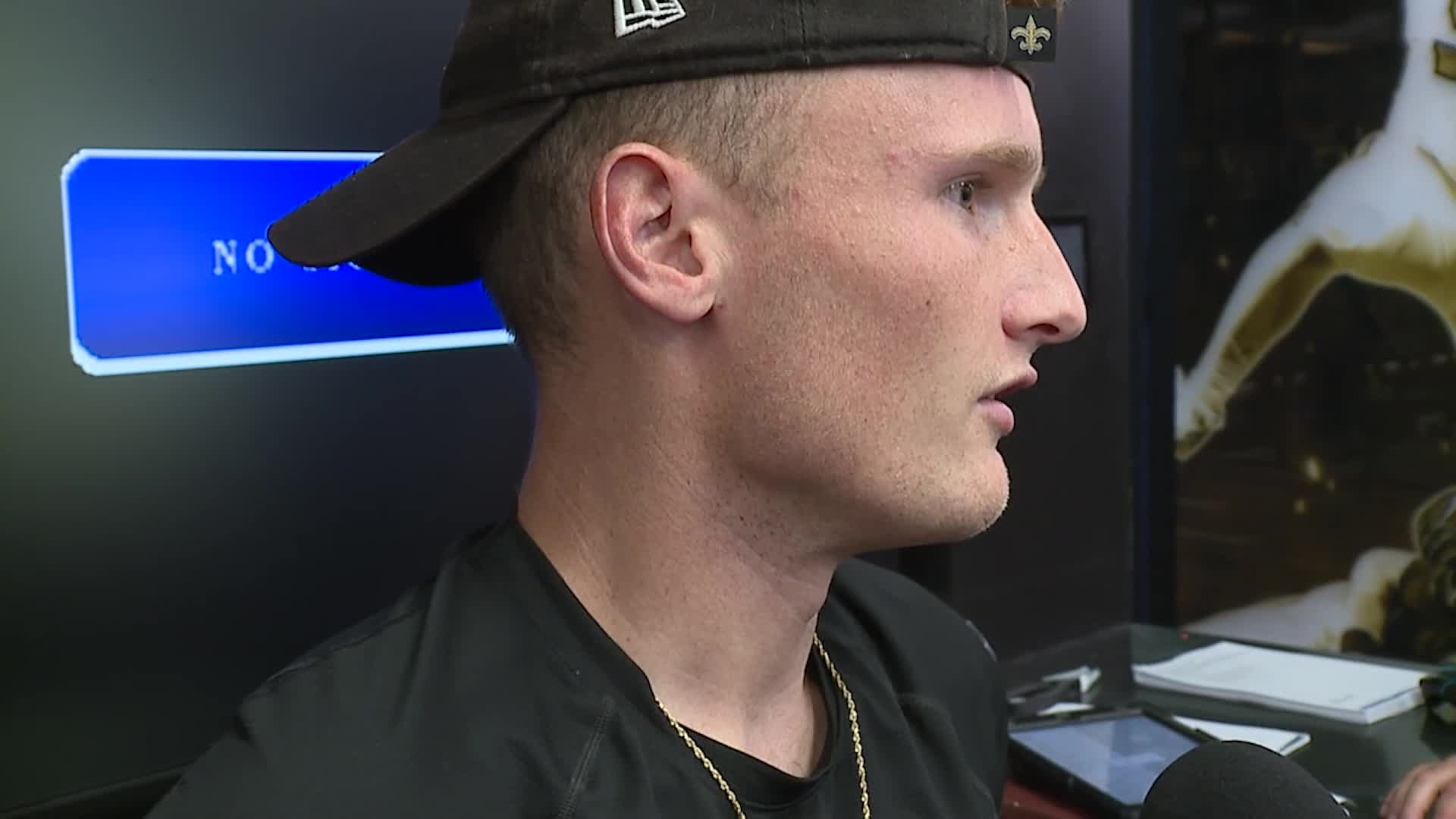 Saints new kicker Blake Grupe on making the team, Wil Lutz, Aug. 29 ...