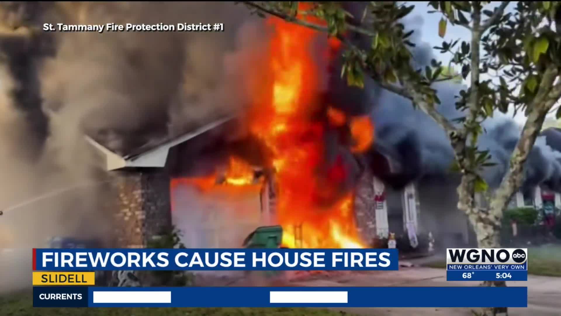 Firework mishap sparks Slidell house fire on New Year’s Day – WGNO