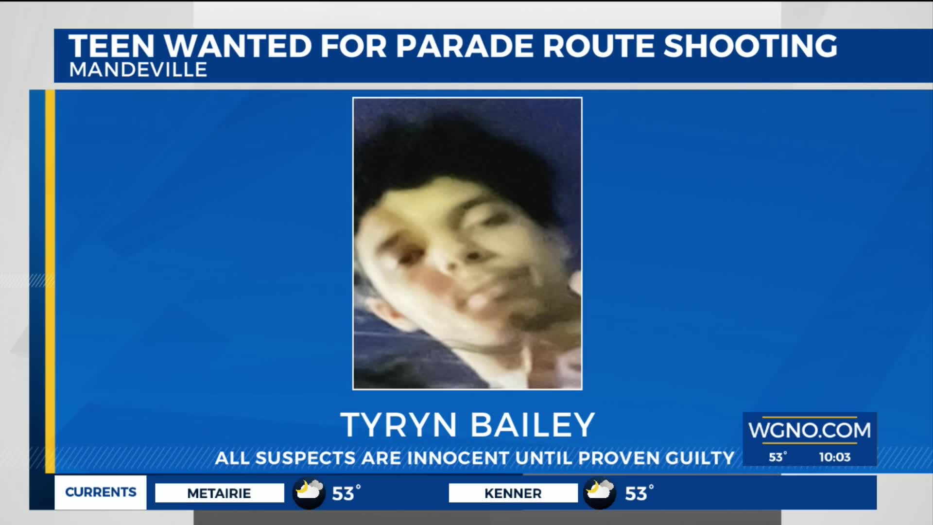 Mandeville police looking for teen in connection with parade route ...