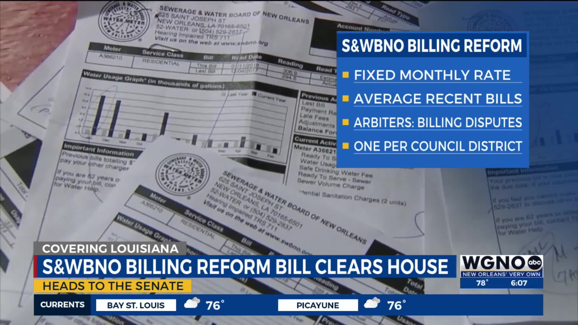 Louisiana House passes bill to reform Sewerage and Water Board of New ...