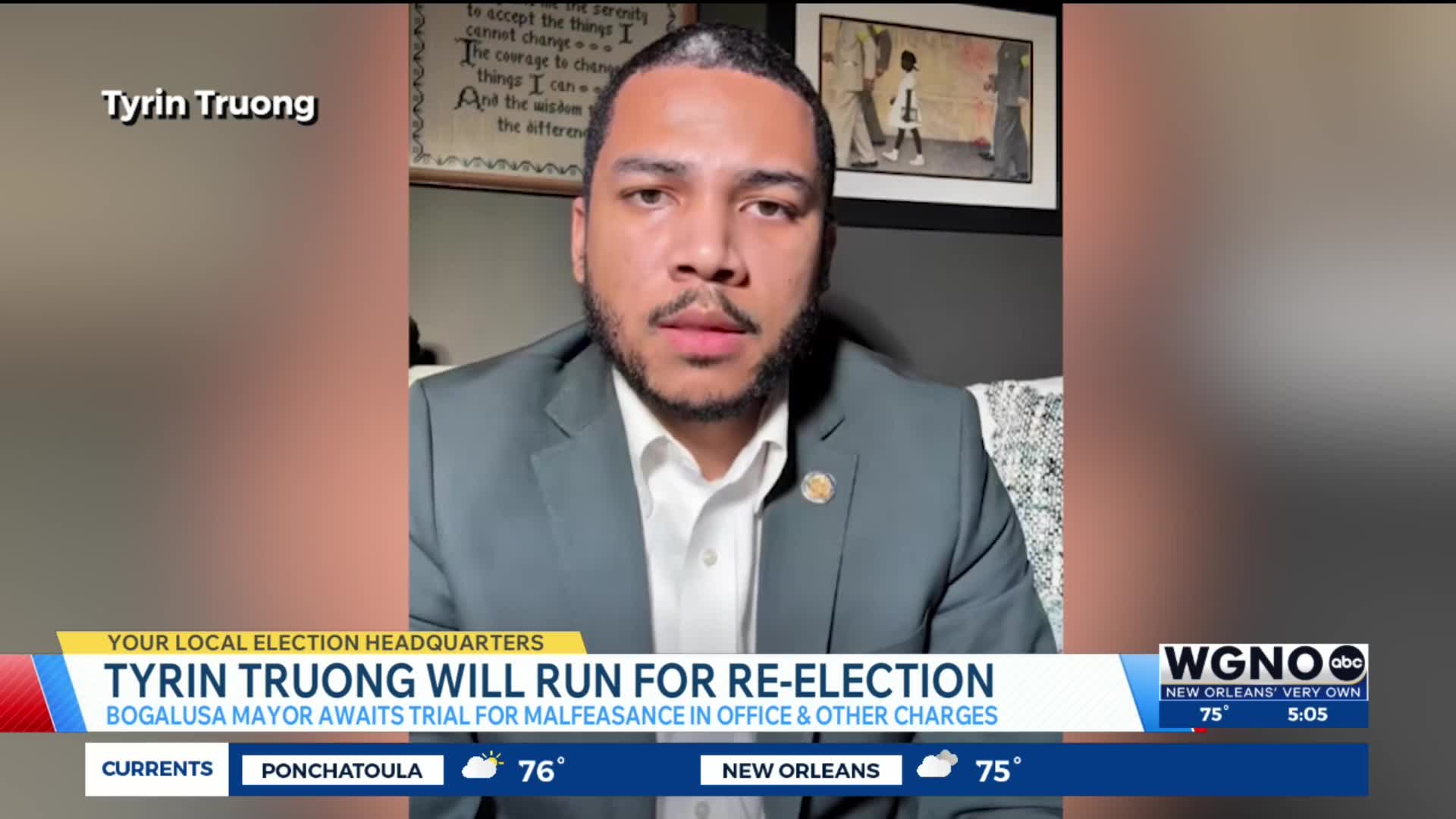 ‘Refused to back down’: Bogalusa mayor announces re-election run – WGNO