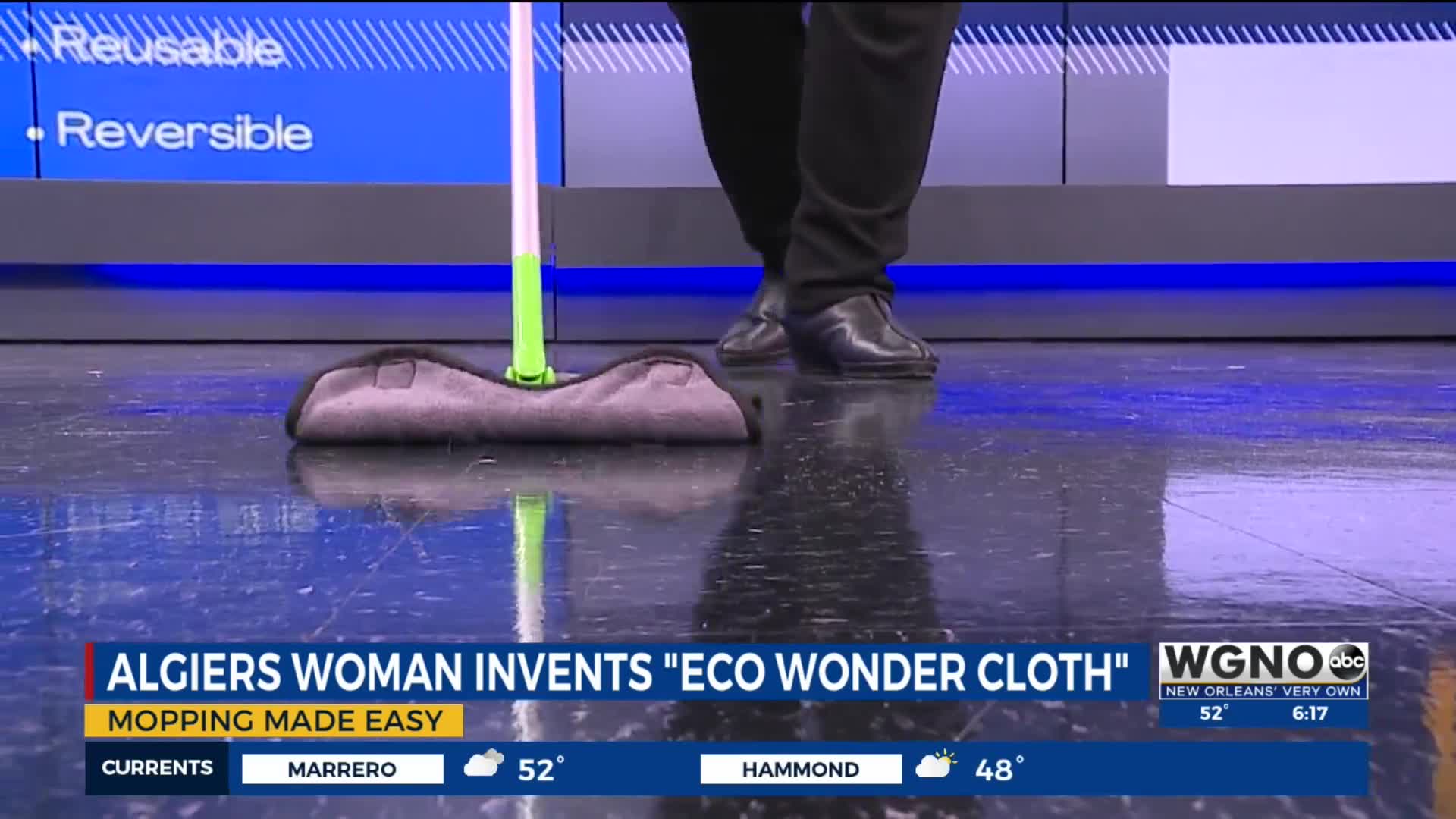 Algiers woman invents ‘Eco Wonder Cloth’ designed to simplify mopping ...