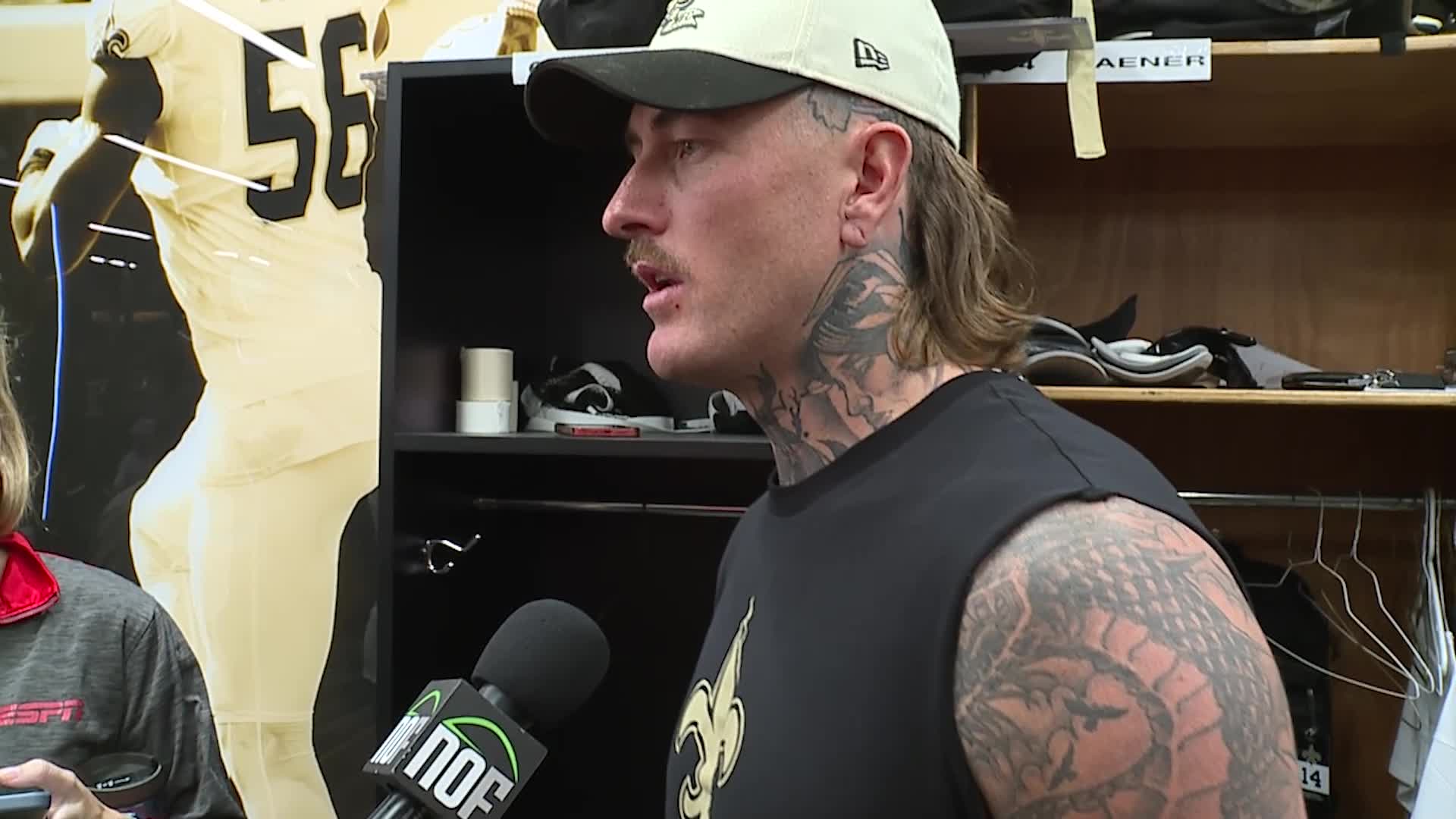 Saints new punter Lou Hedley on making the team, Aug. 29, 2023 – WGNO