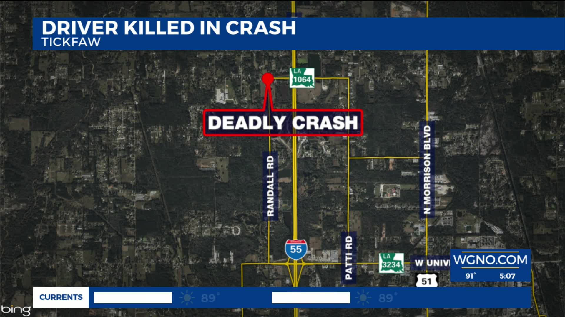 Tickfaw man killed in two-car crash on Tangipahoa Parish highway – WGNO