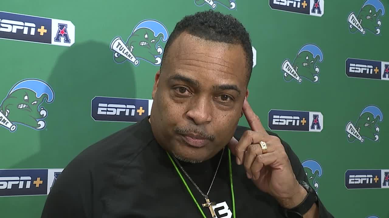 Tulane basketball HC Ron Hunter on upcoming game vs. No. 1 seed Houston ...