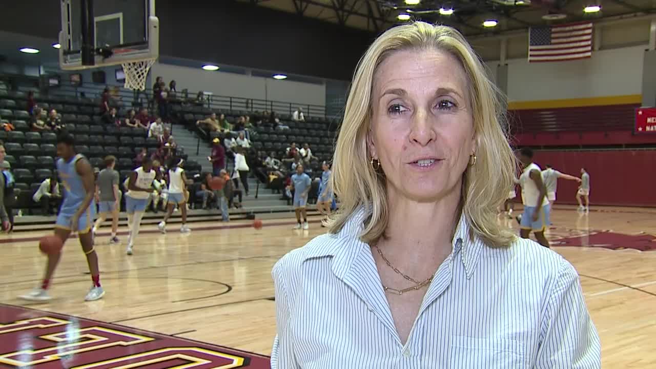 Coach Kennedy after Loyola’s win over Blue Mountain Christian – WGNO