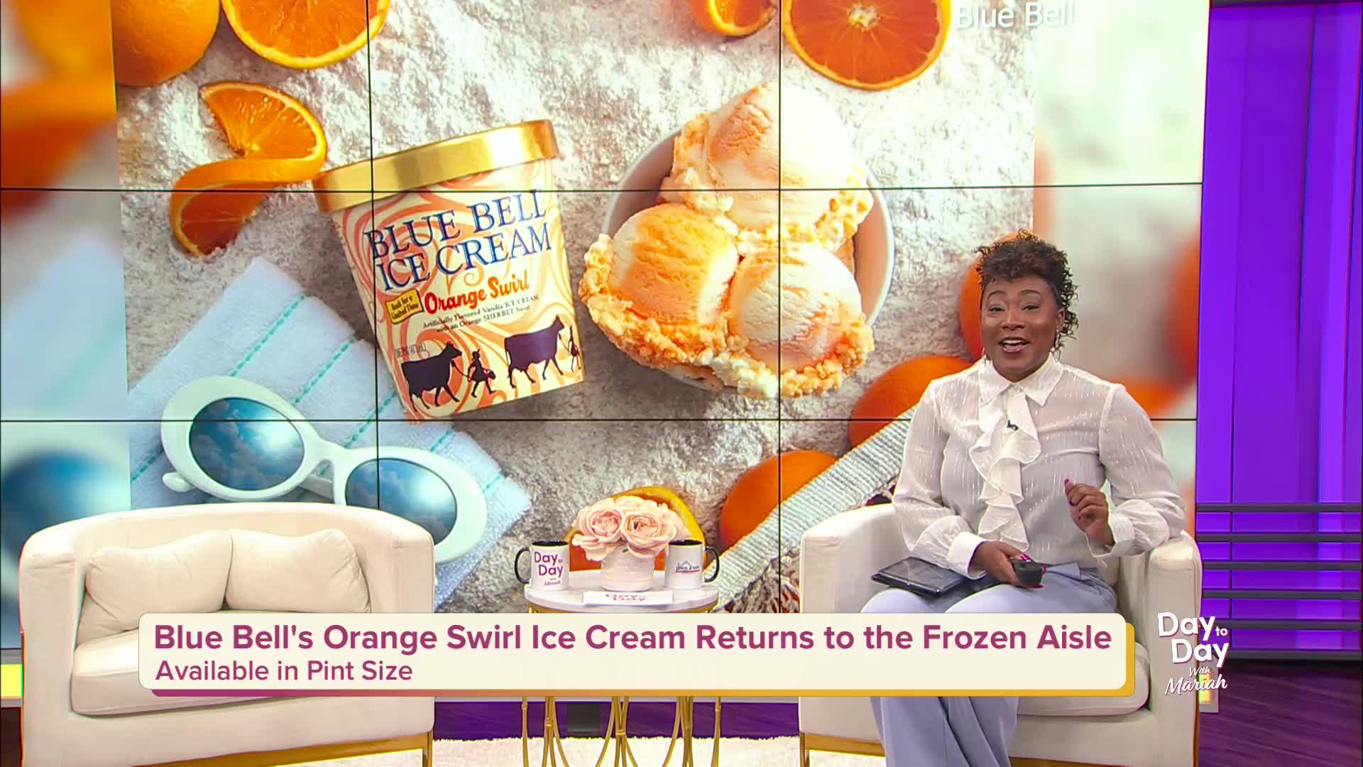 Blue Bell’s Orange Swirl Ice Cream Returns to the Frozen Aisle | Day to ...