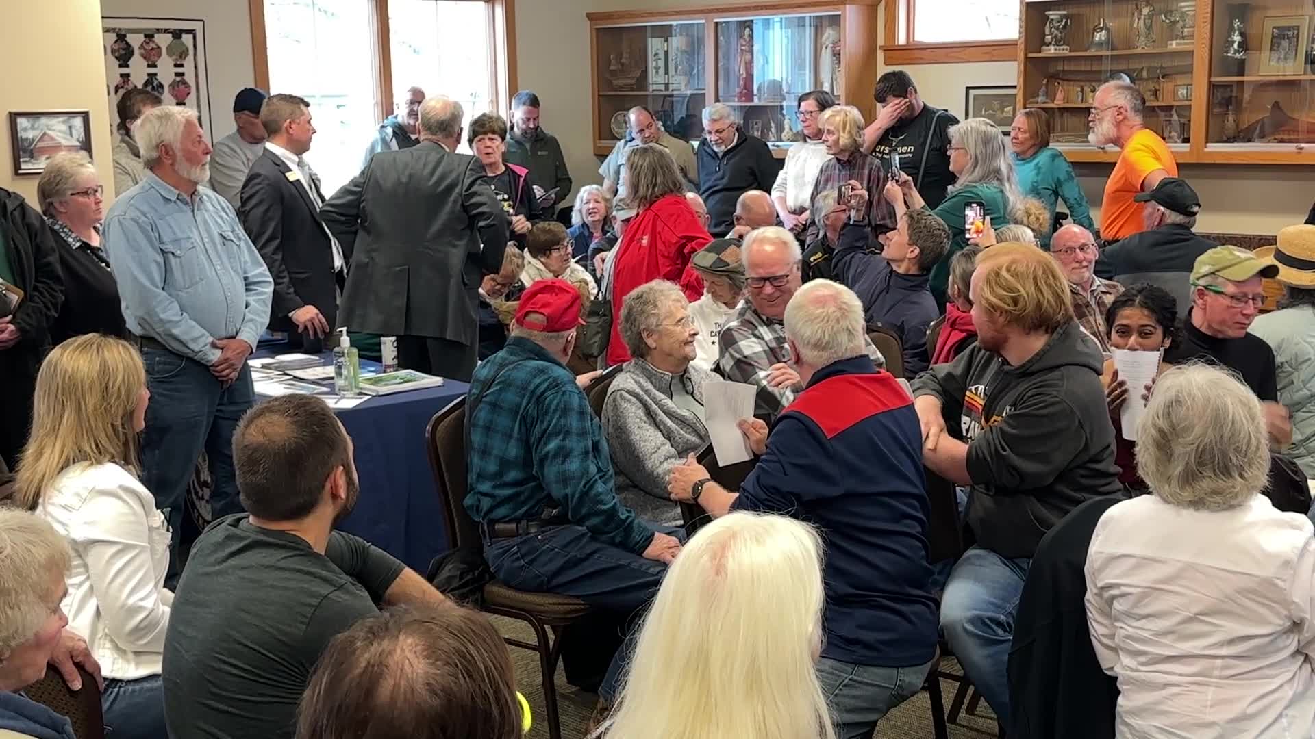 Iowa town hall attendees turn on each other as Sen. Grassley faces ...