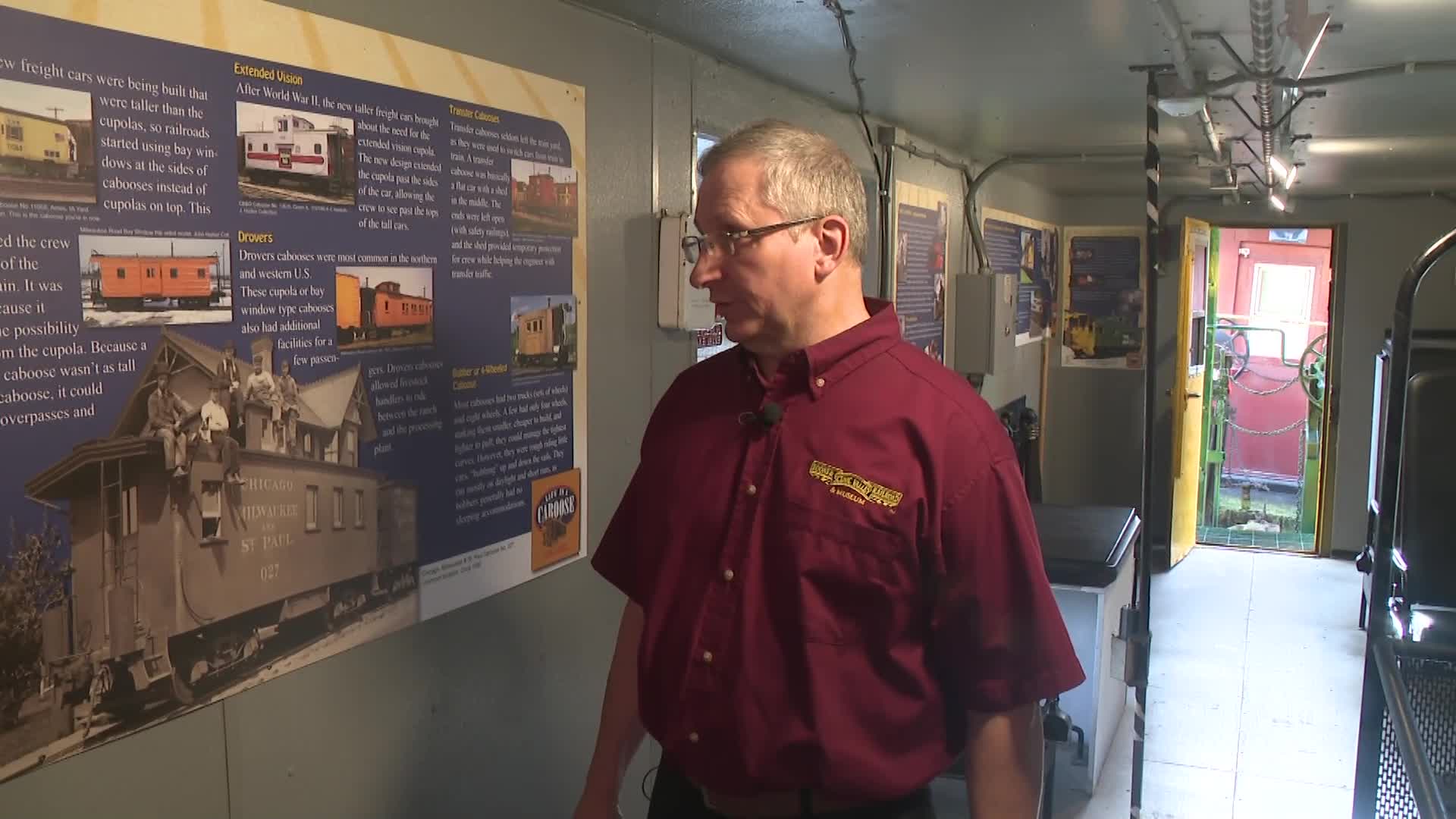 Boone Railroad Museum caboose tour – who13.com