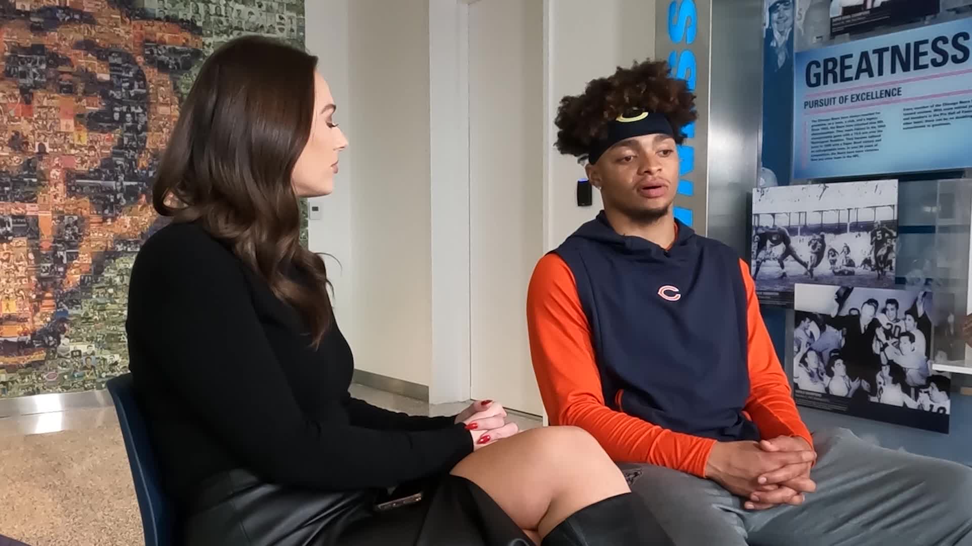 Justin Fields reflects on time with Bears, fans, fashion and pregame ...