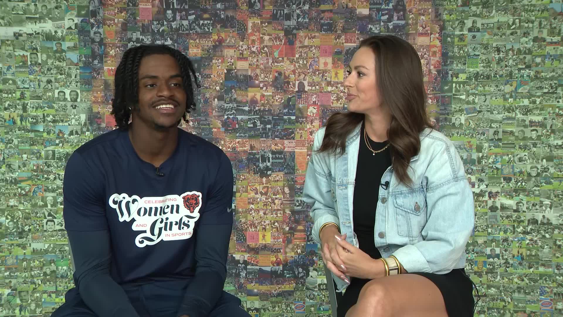 WGN’s Kaitlin Sharkey sits down for a 1-on-1 with the Bears’ Jahdae ...