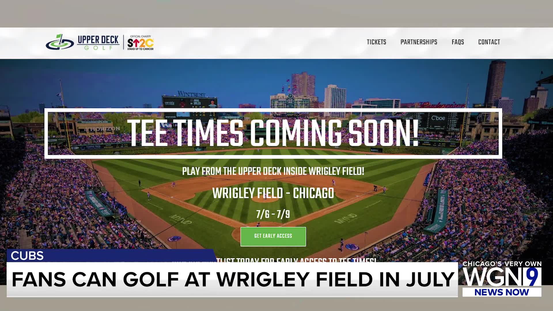 See how you can play golf at Wrigley Field in July – WGN-TV