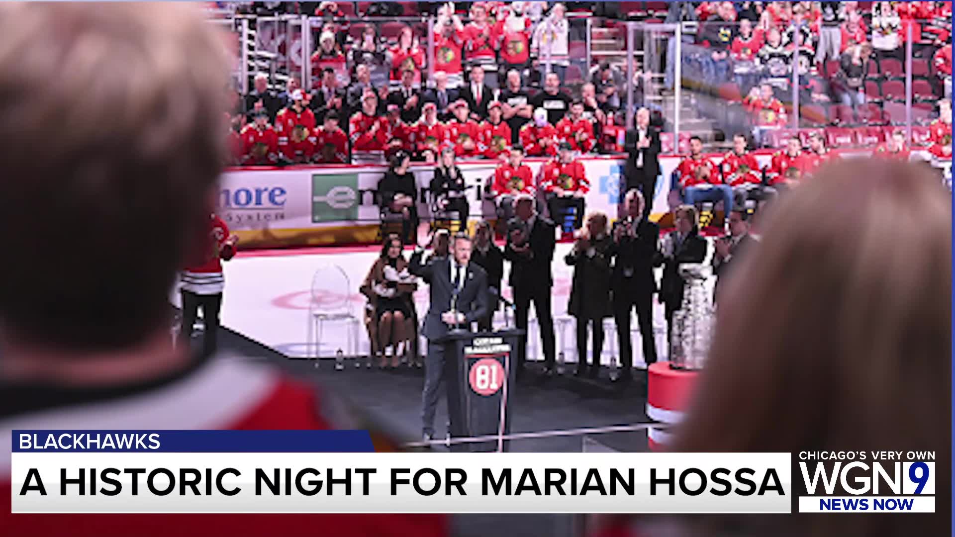 Marian Hossa’s historic number retirement by the Blackhawks – WGN-TV