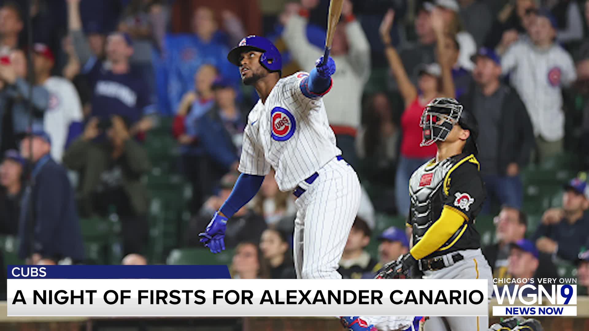 Alexander Canario has a trio of firsts in Cubs’ blowout win – WGN-TV