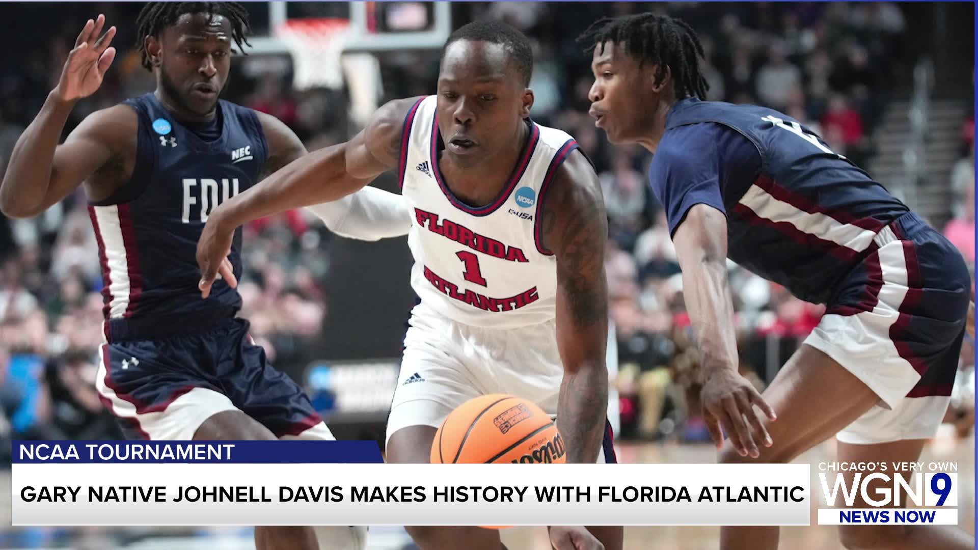 Gary native Johnell Davis makes history at the NCAA Tournament – WGN-TV