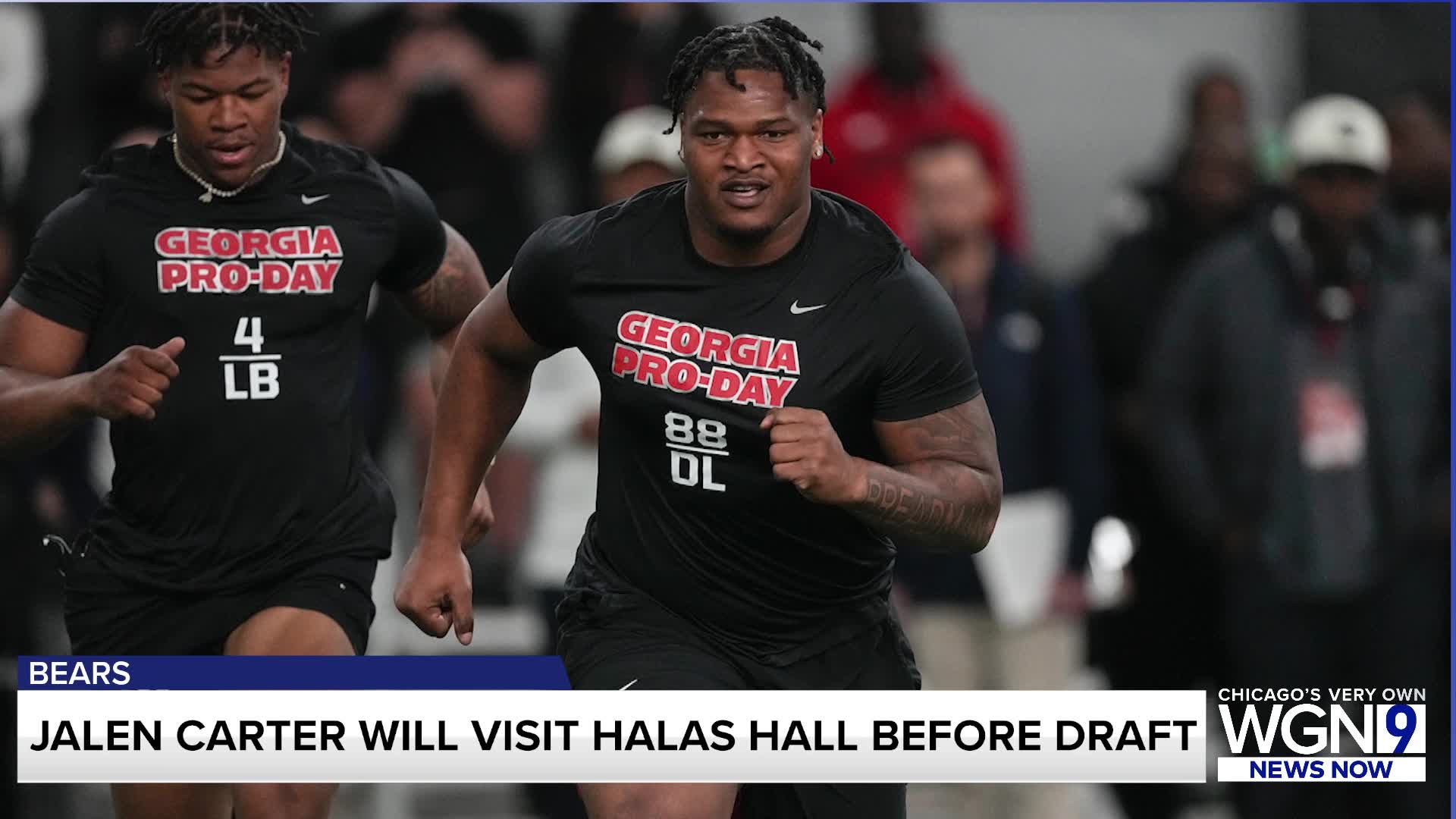 Jalen Carter will visit Halas Hall ahead of the draft – WGN-TV